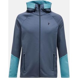 Peak Performance Rider Fleecejacke Herren - Gr&ouml;&szlig;e S - blau