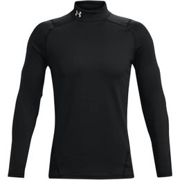 Under Armour Armour Fitted Mock Funktionsshirt Herren - Gr&ouml;&szlig;e XL - schwarz