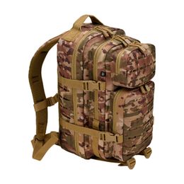 Rucksack Brandit "Brandit Accessoires US Cooper Lasercut medium", Gr. onesize, tactical camo, Polyester, Rucksäcke
