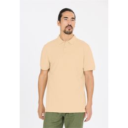 Langarm-Poloshirt CRUZ "Harrold M", Herren, Gr. L, grau (hellgrau), 96% Baumwolle, 4% Elasthan, unifarben, normal, ohne Ausschnitt, Shirts, im klassischen und vielseitigen Look