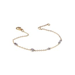 Armband Firetti "Schmuck Geschenk Silber 925 Armschmuck Armkette Herz Infinity", gelb (gelbgoldfarben, silberfarben, kristallwei&szlig;, kristallwei&szlig;), Armb&auml;nder, Damen, 19cm, Silber 925 (Sterlingsilber), Armband, mit Zirkonia (synth.)