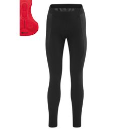 Fahrradhose Gonso "Sitivo Tight W", Damen, Gr. 34, Normalgrößen, rot, 57% Polyamid; 28% Polyester; 15% Elastan, Hosen, Damen Radhose mit innovativem Sitzpolster, Radlerhose, Tight Fit