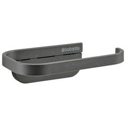 Brabantia Toilettenpapierhalter Mindset, Grau, Metall, 14x4.2x8.6 cm, Badezimmer, WC Ausstattung, Toilettenpapierhalter