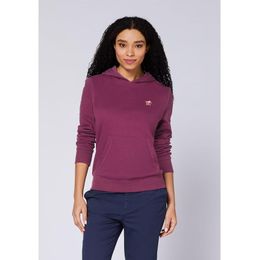 POLO SYLT Hoodie in Pflaume - 51% | Gr&ouml;&szlig;e M | Damen-sweatshirts-jacken