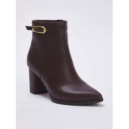 Trendyol Ankle Boots Damen Gr&ouml;&szlig;e 39 dunkelbraun Winterschuhe