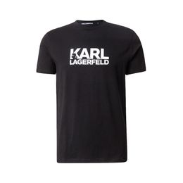 K by KARL LAGERFELD Karl Lagerfeld T-Shirt Herren Gr&ouml;&szlig;e L schwarz / wei&szlig;