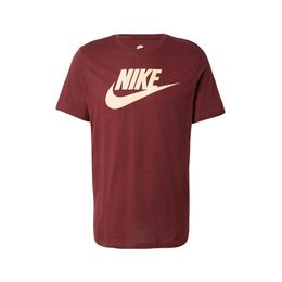 Nike Sportswear T-Shirt 'FUTURA' Herren Gr&ouml;&szlig;e XL puder / bordeaux