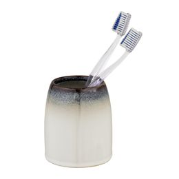Sch&ouml;ner Wohnen Kollektion Sch&ouml;ner Wohnen Kollektion Zahnputzbecher 'Osteto' Keramik beige &Oslash; 8,5 x 10 cm