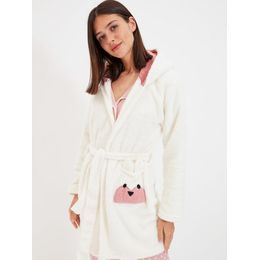 Trendyol Short Bathrobe female Beige size M/L