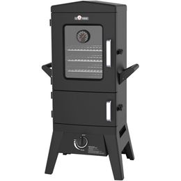 El Fuego Gasgrill-Smoker 'Portland W2' schwarz 50 x 107 x 48 cm