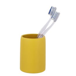 Sch&ouml;ner Wohnen Kollektion Sch&ouml;ner Wohnen Kollektion Zahnputzbecher 'Funo' Keramik gelb &Oslash; 7,5 x 10,5 cm