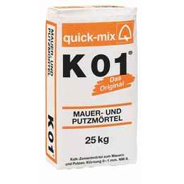 QUICK-MIX BAUMARKT- VL-Nr. 202258PROGRAMM GMBH & CO KG AKTIVBANK WE EH Quick-mix Mauer- und Putzm&ouml;rtel 25 kg