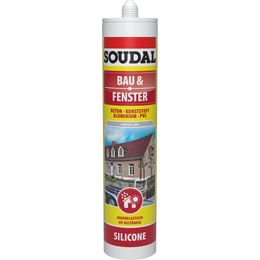 Silikon 'Bau & Fenster' grau 300 ml