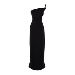Trendyol Kleid Damen Gr&ouml;&szlig;e 42 schwarz Winterkleid