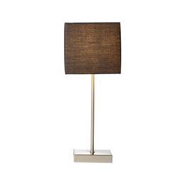 Brilliant Lampe Aglae Tischleuchte Touchschalter anthrazit 1x D45, E14, 40W, geeignet f&uuml;r Tropfenlampen (nicht enthalten) Mit An/Aus-Touchschalter