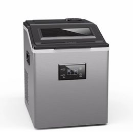 Klarstein FrostMaster Ice Maker 40 kg Eisw&uuml;rfel pro Tag Edelstahlgeh&auml;use LED-Anzeige inkl. Eisschaufel