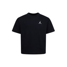 Jordan T-Shirt 'BRKLYN ESSENTIALS' M&auml;dchen Gr&ouml;&szlig;e 122/128 schwarz / wei&szlig;