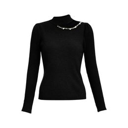 paino Pullover Damen Gr&ouml;&szlig;e M schwarz / perlwei&szlig;