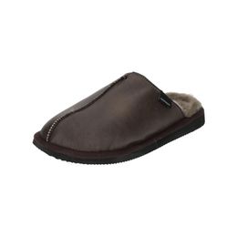 Shepherd Slippers 'HUGO' male size 44 Chocolate
