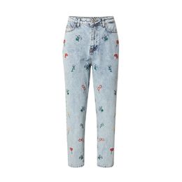 Trendyol Jeans Damen Gr&ouml;&szlig;e 29 blau / dunkelgr&uuml;n / rot / wei&szlig;