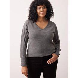 Trendyol Curve Pullover Damen Gr&ouml;&szlig;e XL dunkelgrau