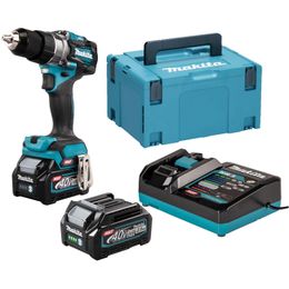 Makita Akku-Bohrschrauber "»DF001GD201«", blau, Bohrmaschinen, Inkl. MAKPAC Größe 3, Schnellladegerät DC40RA und 2x BL4025 Akkus