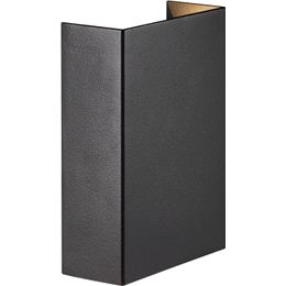 Nordlux LED Wandleuchte "FOLD", 2, H: 15cm, schwarz, Leuchten, Magnetische Halterung, inkl. LED Modul, inkl. 3 Lichtschablonen