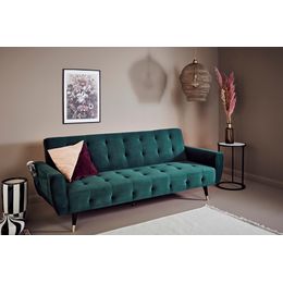 3-Sitzer Jahnke, B:213cm H:83cm, gr&uuml;n, Sofas, "CHILLAX DREAM"