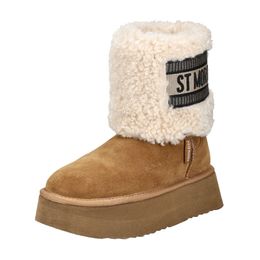 Steve Madden Damen Stiefelette "Steve Madden Stiefelette Veloursleder/Textil", Gr. 40chestnut, Textil, Veloursleder, Schuhe