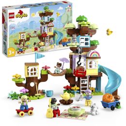 Lego Kinder Konstruktionsspielsteine "3in1 Baumhaus (10993), Lego DUPLO Town", bunt, Kunststoff, Spielbausteine