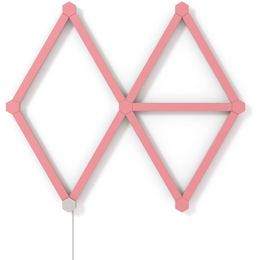 NANOLEAF Dekolicht "NANOLEAF Lines Skin Matte 9pcs", 9 Stk., pink, Leuchten, 9 PK Dekorative Verkleidung f&uuml;r die NANOLEAF Lines