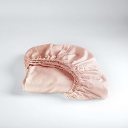 Spannbettlaken Cinderella, B:70cm L:200cm, orange, Satin, Obermaterial: 100% Baumwolle, Bettlaken, "Cinderella Sundays Satin, f&uuml;r Matratzen bis 25 cm