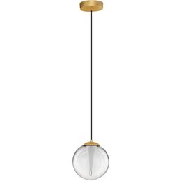 NOVA LUCE Pendelleuchte "GALEO", 1, Ø 22cm H: 209cm, 1 Stk.gold, Esszimmer, Leuchten