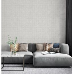 marburg Vliestapete "Boxes", B/L: 0,53m x 10,05m, Rollen: 1, beige, Wohnzimmer, Tapeten, moderne Tapete f&uuml;r Wohnzimmer Schlafzimmer K&uuml;che