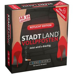 DENKRIESEN Kinder Spiel "Stadt Land Vollpfosten, Rotlicht Edition", bunt, Spiele, Made in Germany