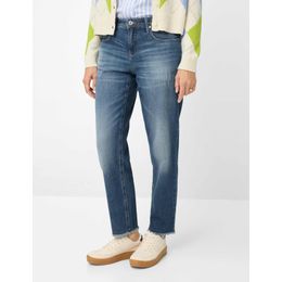 Brax Damen Five-Pocket-Hose Style MILEY S USED MID BLUE, denim blau, Gr. 34