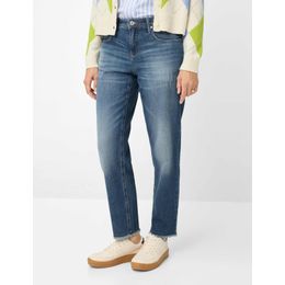 Brax Damen Five-Pocket-Hose Style MILEY S USED MID BLUE, denim blau, Gr. 36