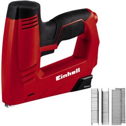 Einhell Elektro-Tacker "TC-EN 20 E", B:5,6cm H:17,6cm L:20,3cm, rot, Tacker, inkl. 1.000 Klammern und 500 Nägel