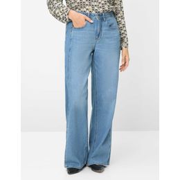 Brax Damen Five-Pocket-Hose Style MORGAN USED LIGHT BLUE, denim hellblau, Gr. 36