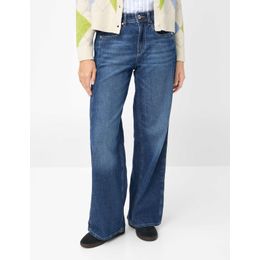 Brax Damen Five-Pocket-Hose Style MORGAN USED REGULAR BLUE, denim blau, Gr. 44