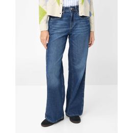 Brax Damen Five-Pocket-Hose Style MORGAN USED REGULAR BLUE, denim blau, Gr. 36