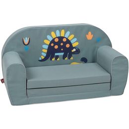 KNORRTOYS Kinder Sofa "Dino", B/H/T: 77cm x 42cm x 34cm, grün, B:77cm H:42cm T:34cm, Sofas, für Kinder; Made in Europe
