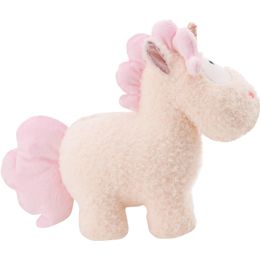 Nici Kinder Kuscheltier "Theodor & Friends, Einhorn Creamy Pink stehend 45cm GREEN", wei&szlig;, B:23cm H:45cm, Pl&uuml;schfiguren
