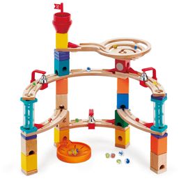 HAPE Kinder Kugelbahn-Bausatz "Aus der Burg entkommen", bunt, Holz, B:58cm H:63cm T:26cm, Kugelbahnen
