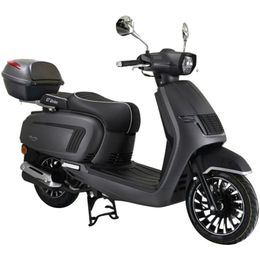 Gt Union Motorroller "Venis 45 (mit/ohne Topcase)", mit Topcase, 45 km/h, grau, Motorroller, mit USB-Anschluss