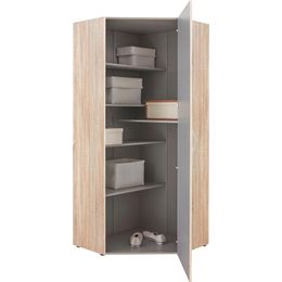 Eckschrank wimex, B:80cm H:185cm T:80cm, beige, Schlafzimmer, Schr&auml;nke, "Multiraumkonzept", Schranksystem