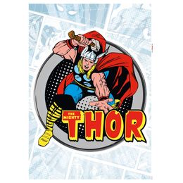 Komar Wandtattoo "Thor Comic Classic - Gr&ouml;&szlig;e 50 x 70 cm", B/H/T: 50cm x 70cm, bunt, Wandtattoos, selbstklebend, Wandsticker, Kinderzimmer