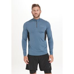 Endurance Herren Langarmshirt "LANBARK", blau, Gr. XXXL, mehrfarbig, 85% Polyester, 15% Elasthan, Shirts, mit hochwertiger Sportausstattung