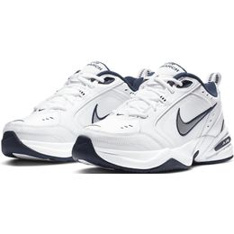 Nike Herren Trainingsschuh "Nike AIR MONARCH IV", Gr. 44, wei&szlig;, Leder, Synthetik, Textil, Schuhe