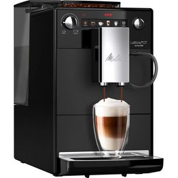 Melitta Kaffeevollautomat "Latticia One Touch F300-100, schwarz", B:20cm H:35,2cm T:45,9cm, schwarz, Kaffeevollautomaten, doppelte Milchaufschäumung